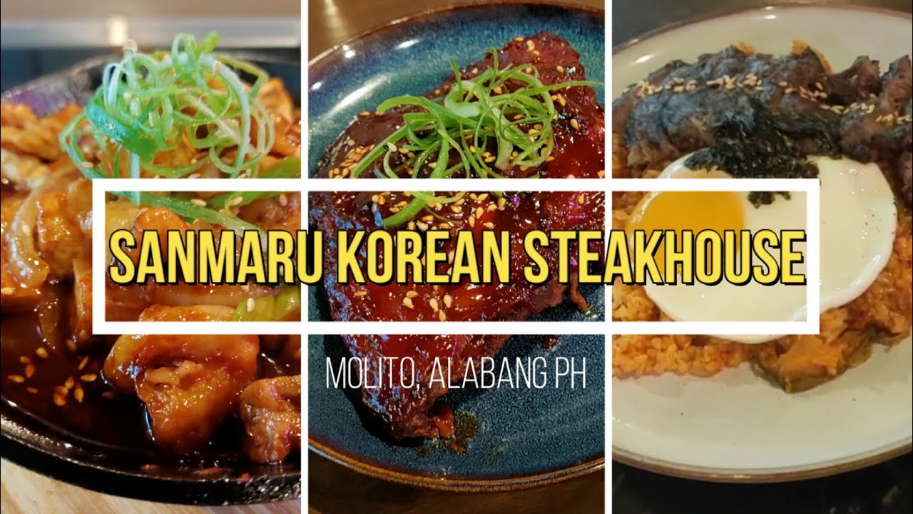 SANMARU KOREAN STEAKHOUSE - Ribeye Steak with Kimchi Rice / Mixed ...