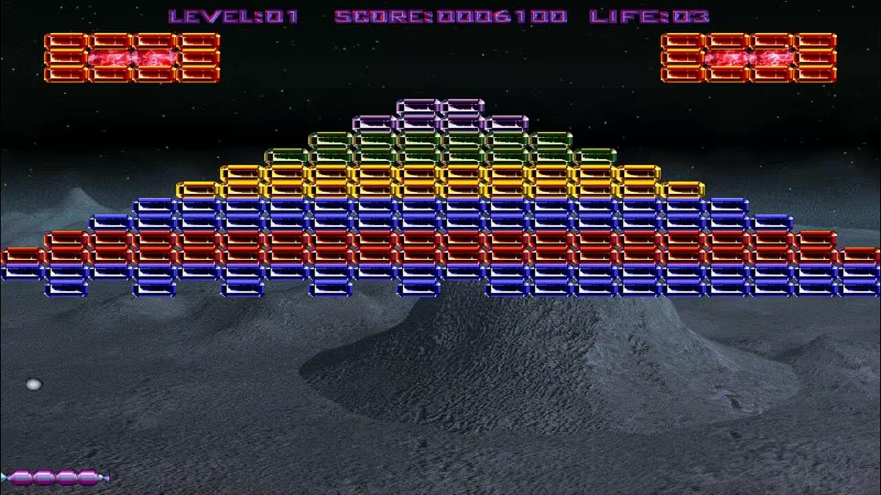 PC Windows Dionakra Win EN ARKANOID BREAKOUT BREAK OUT CLONE BALL N BAT - YouTube