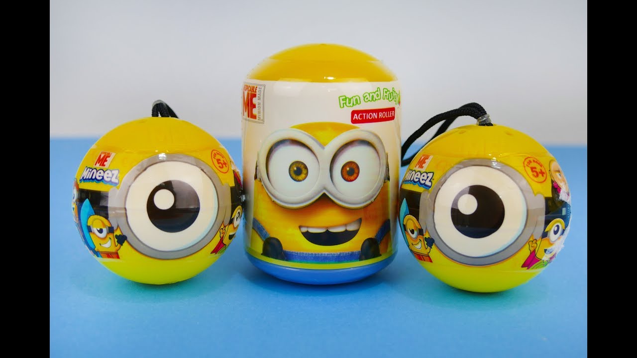 Minion Mineez Surprise Eggs Despicable Me 3 Mineez Toys - YouTube
