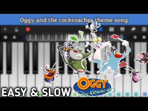 Oggy and the cockroaches theme song | Perfect Piano Easy - YouTube