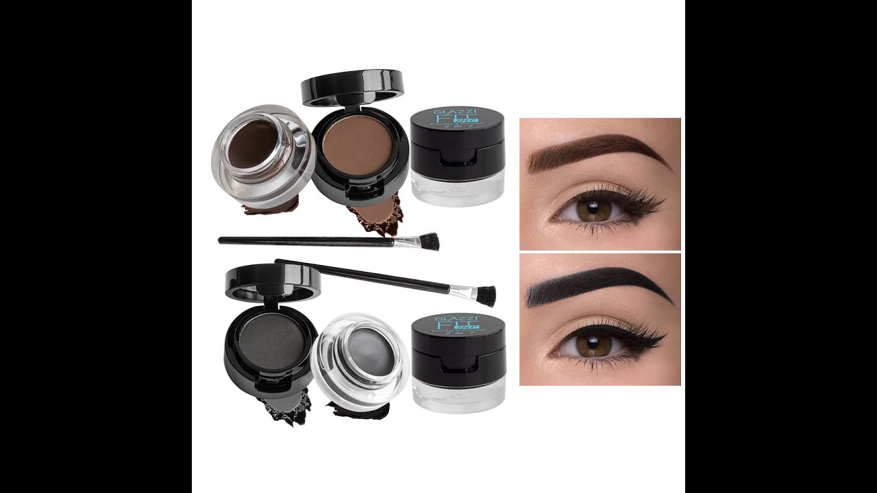 GLAZZI FIT ME 2 IN 1 EYEBROW EYELINER CREAM WATERPROOF 24 HOURS JAM ...