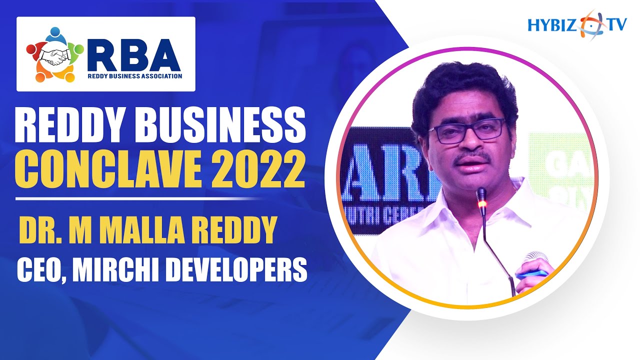 Dr.M Malla Reddy CEO | | Reddy Business Conclave 2022 | Hybiz tv - YouTube