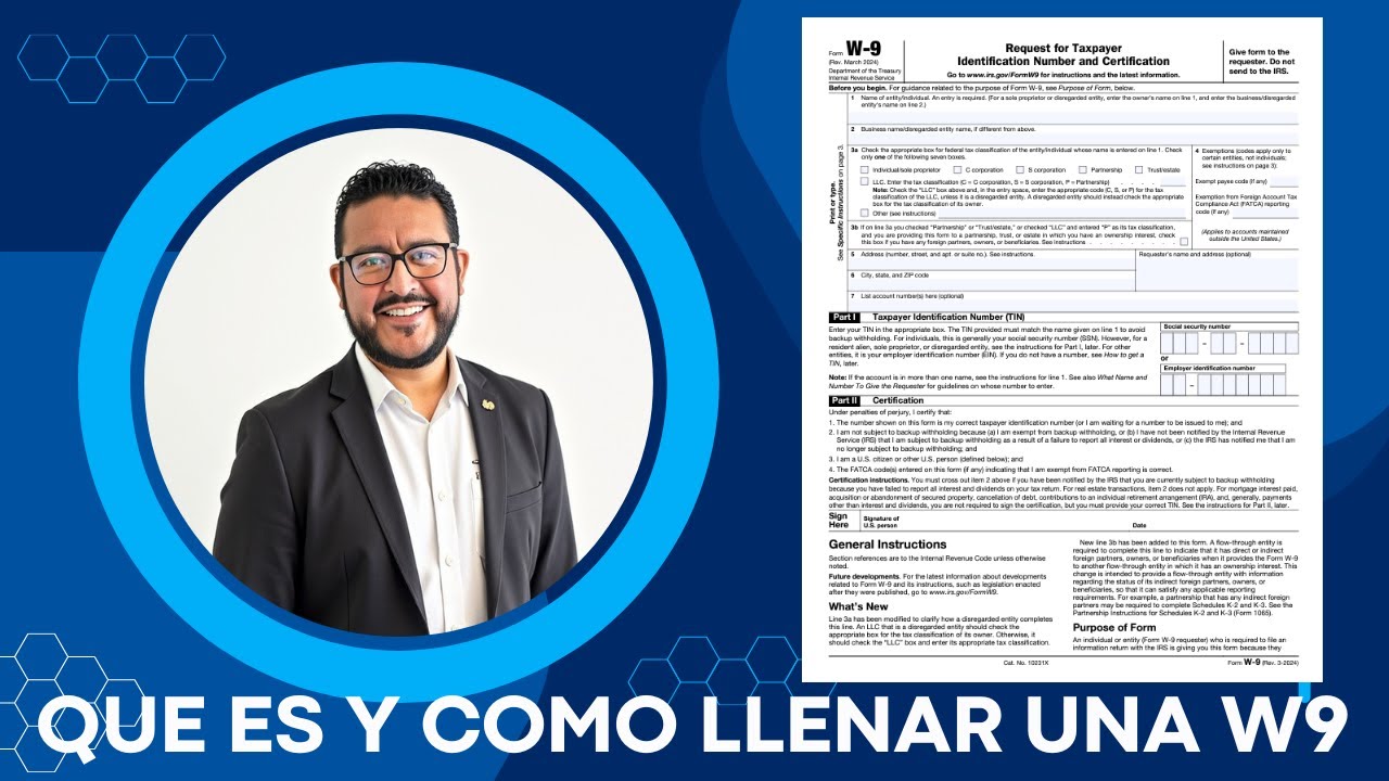 Que es y como llenar una W9 - YouTube