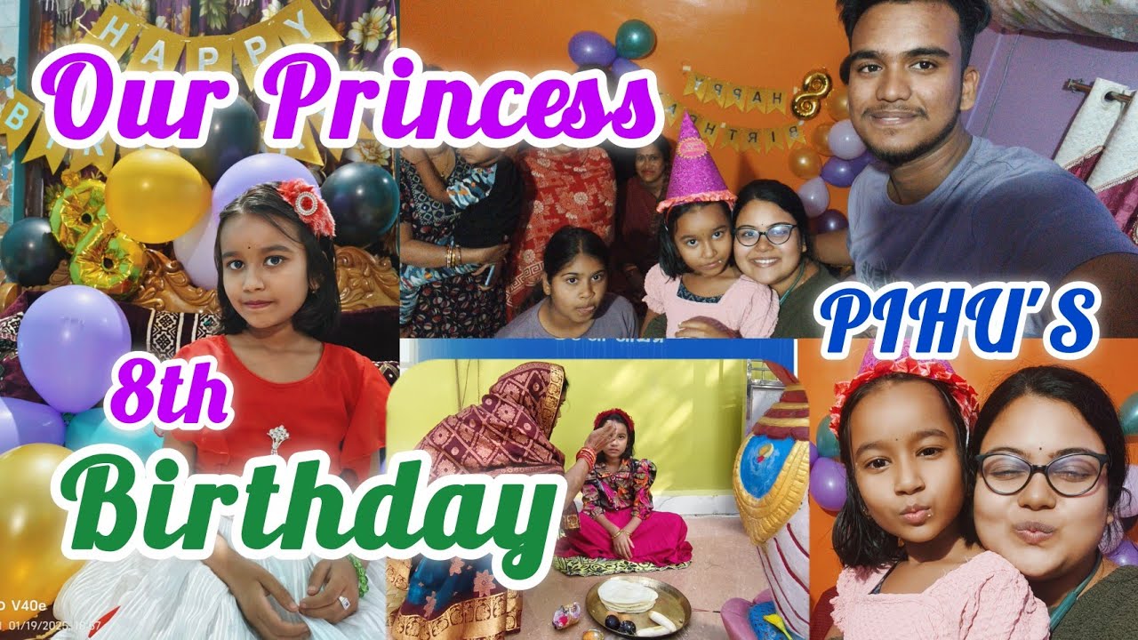 Our Princess PIHU's 8th Birthday🎂#odiavlog#birthday#odiafamilyvlog# ...