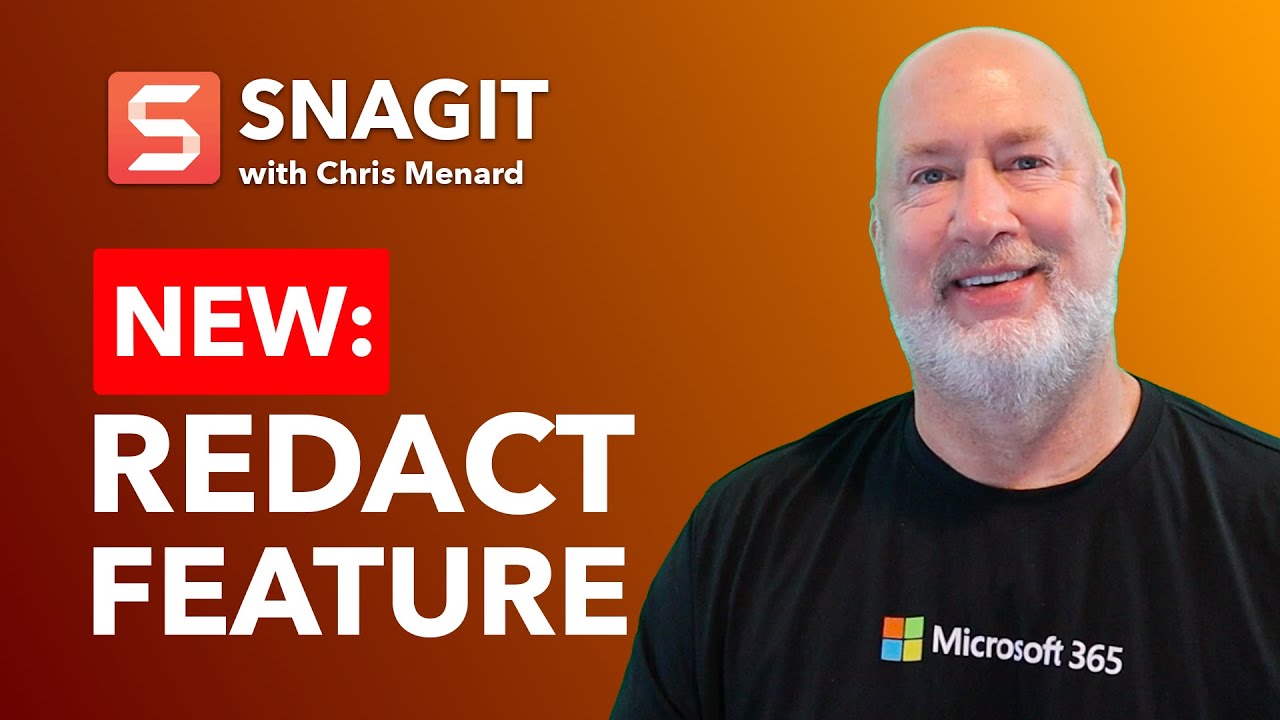 Unlocking Snagit 2025: Smart Redact Feature Demo - YouTube
