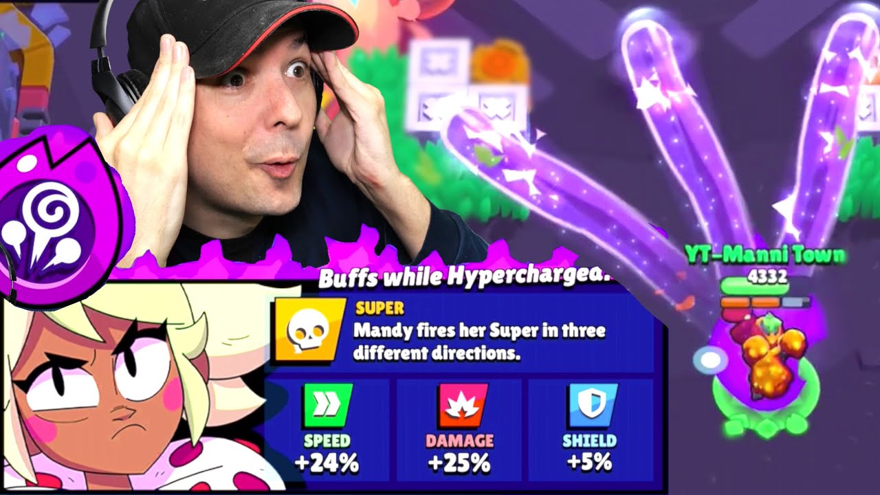 MANDYs New Hypercharge is INSANE! Brawl Stars Gameplay - YouTube