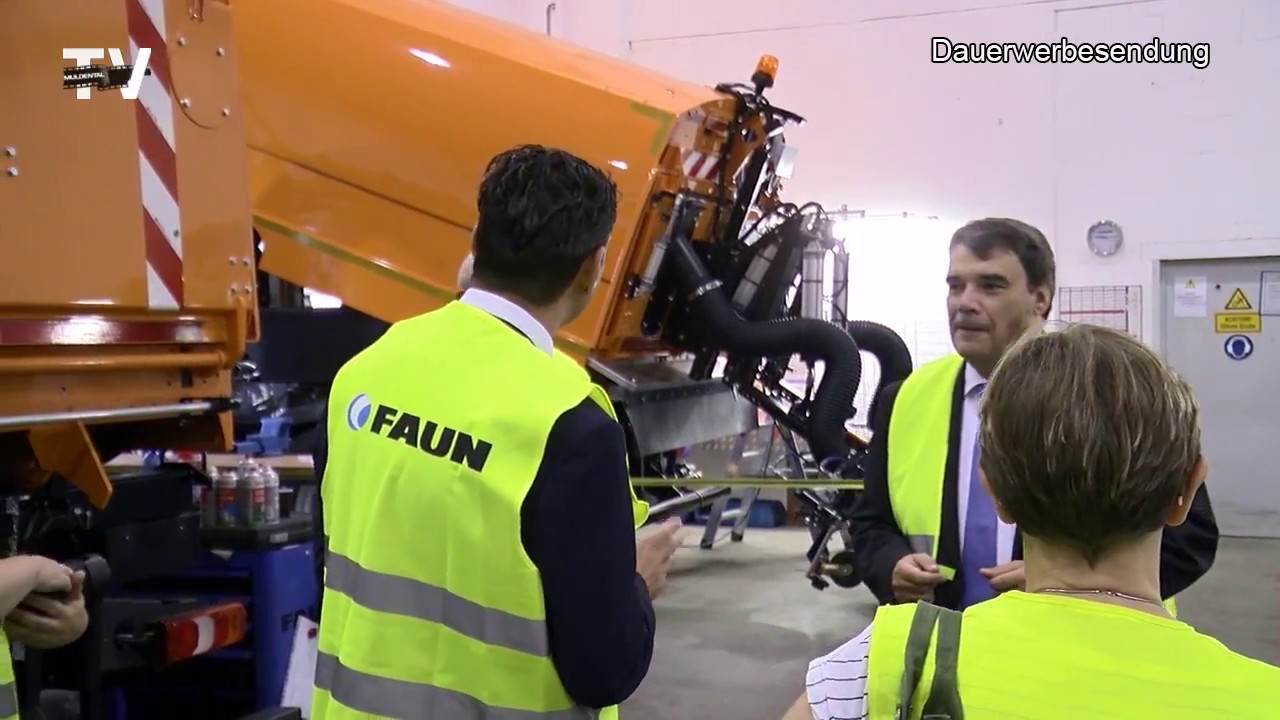 Landrat besucht FAUN Viatec in Grimma - YouTube