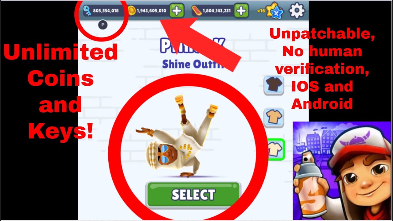 UNLIMITED COINS AND KEYS ON SUBWAY SURFERS! (BEST METHOD/WORKS 2022 ...