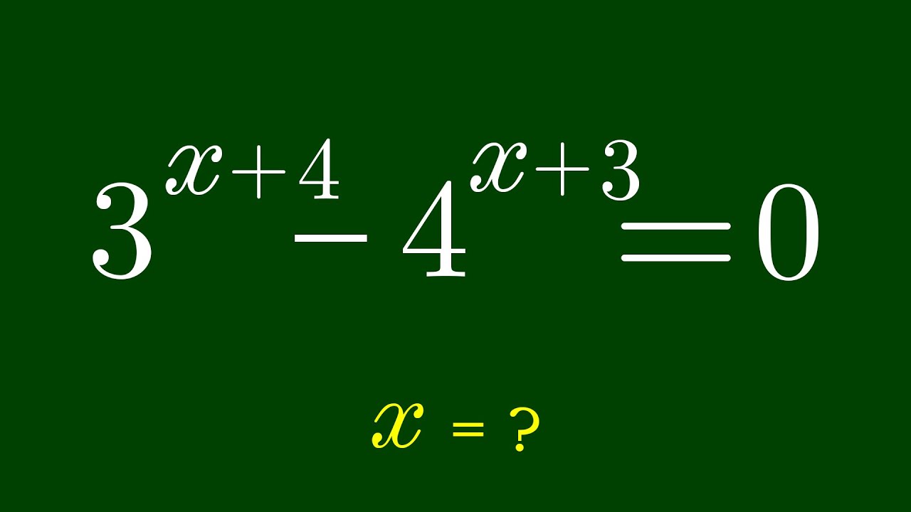 A Nice Algebra Problem | Math Olympiad | How to find x=? - YouTube