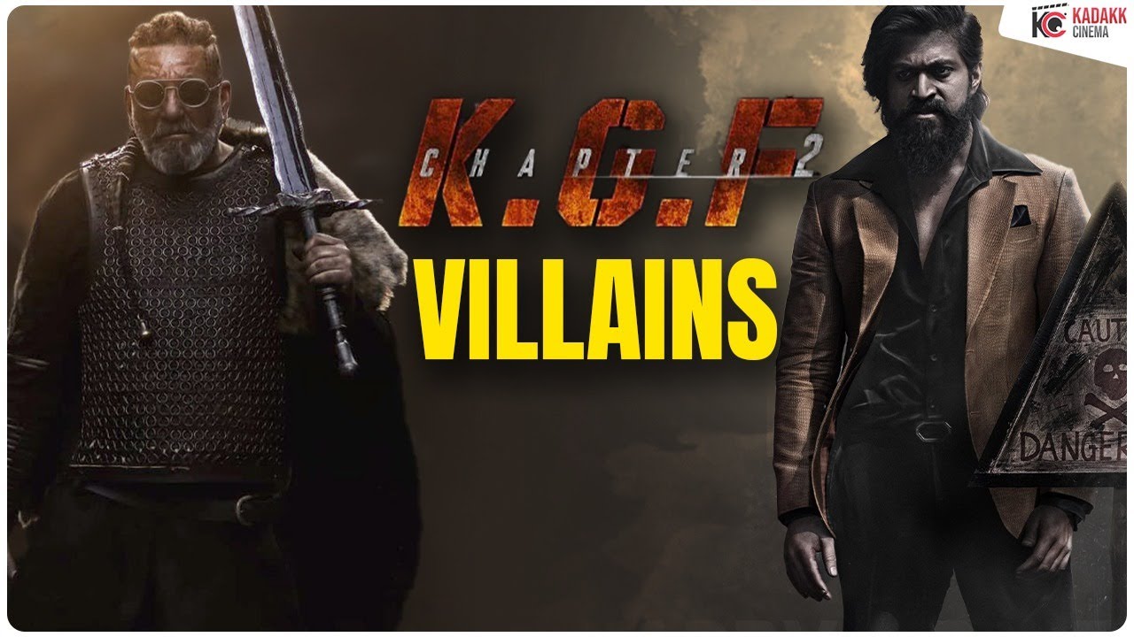 KGF Chapter 2 VILLAIN Characters INTRO | KGF2 Villains | Sanjay Dutt ...