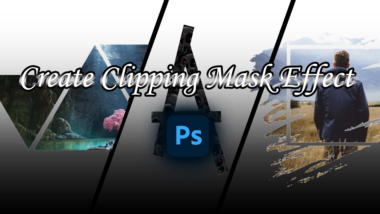 Create Clipping Mask Effect In Photoshop - YouTube