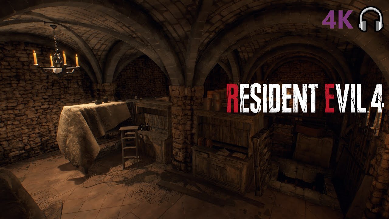 Resident Evil 4 | ASMR & Music | Castle, To the Treasury (4K) - YouTube