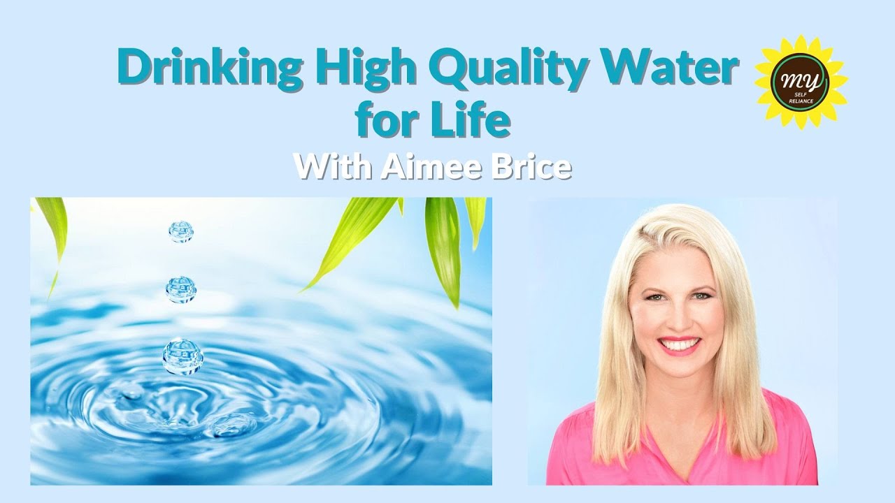Drinking High Quality Water for Life - YouTube