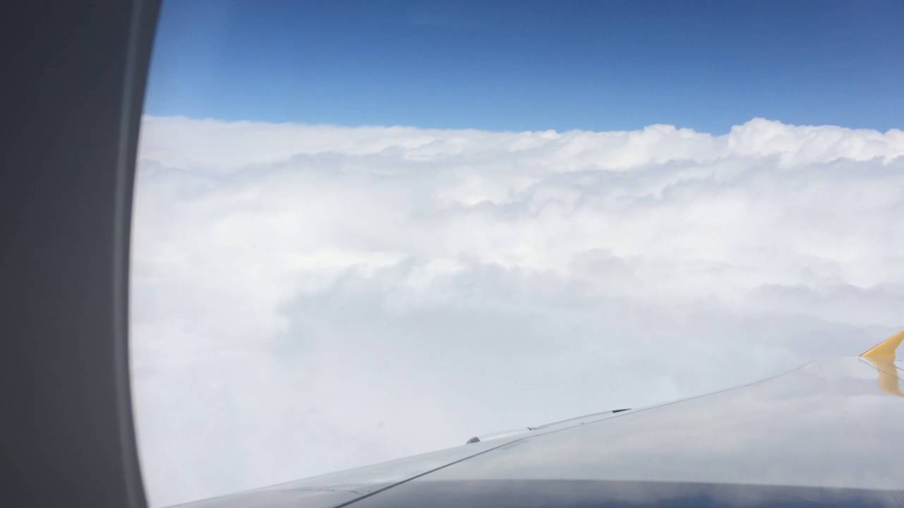 Nice views from airplane window - YouTube
