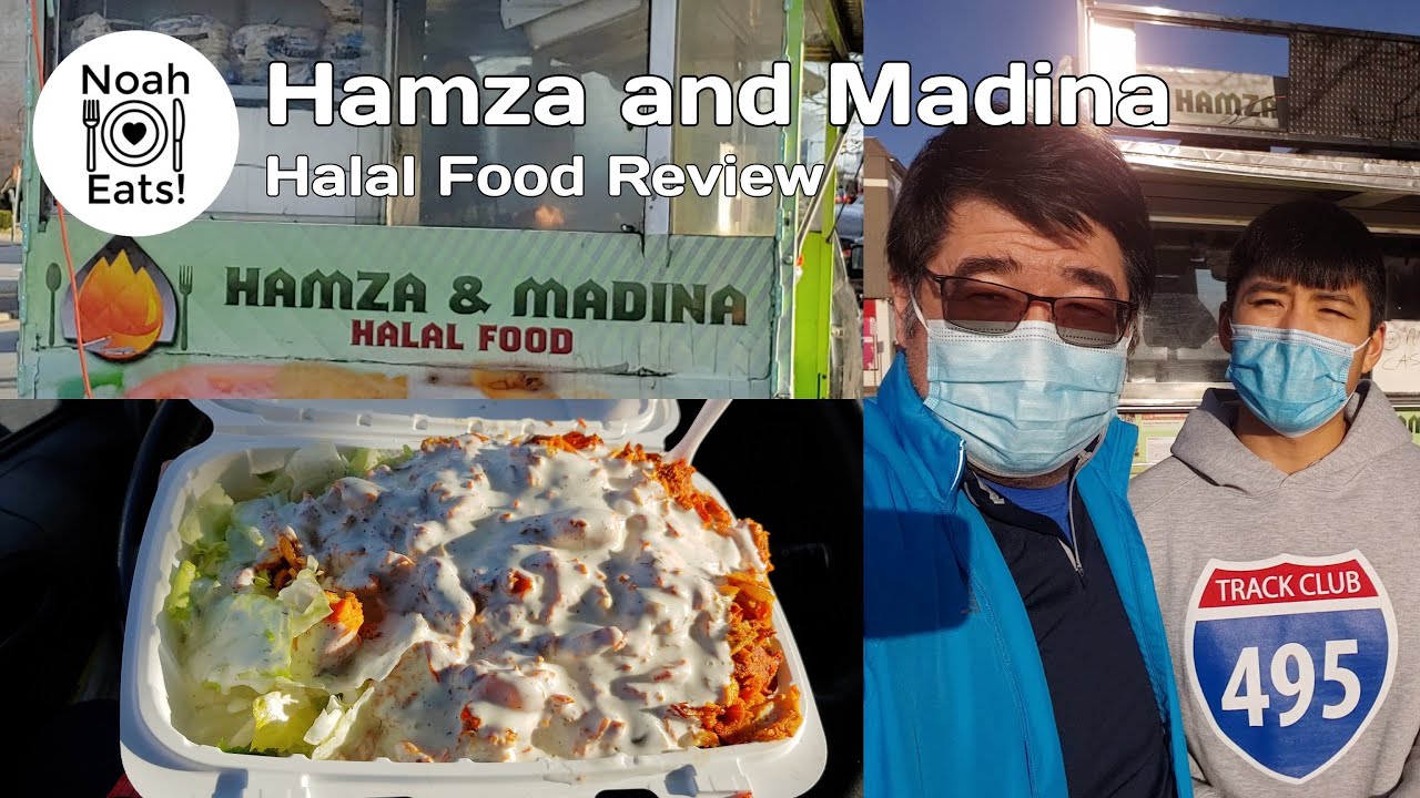 Hamza and Madina! Ranked #1 Halal Food Cart in New York - YouTube