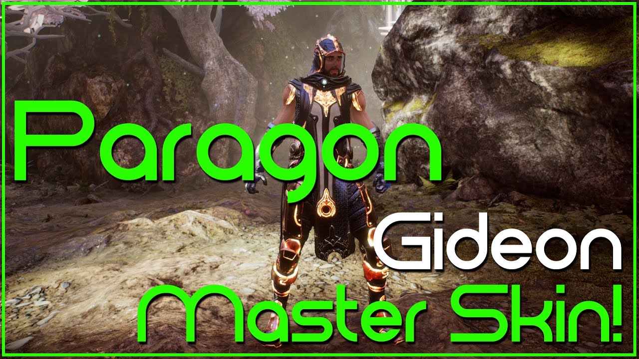 Paragon - Gideon Master Skin and Taunt! - YouTube