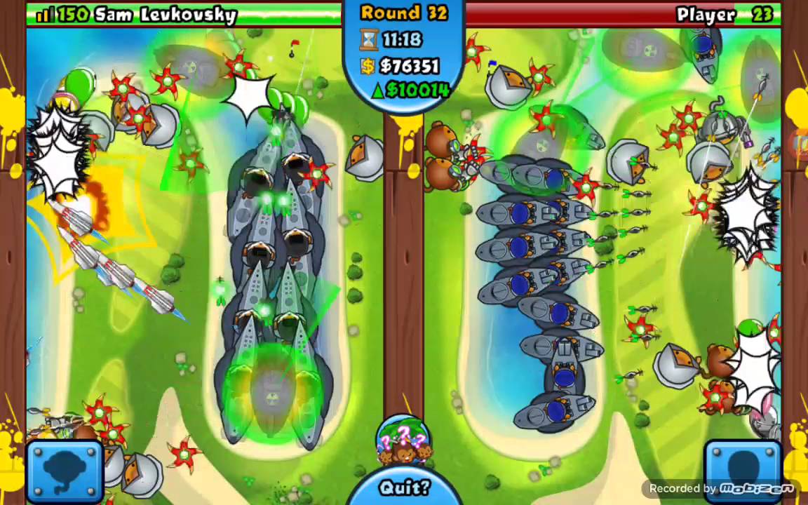 FIRST VIDEO! Btd battles late game pt.1 - YouTube