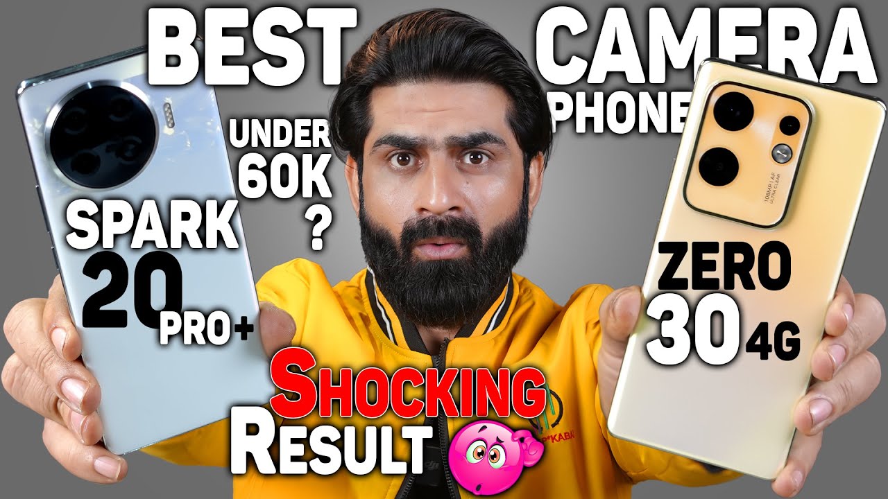 Best Camera Phone Under 60K | Spark 20 Pro+ Vs Zero 30 4G Camera Test ...