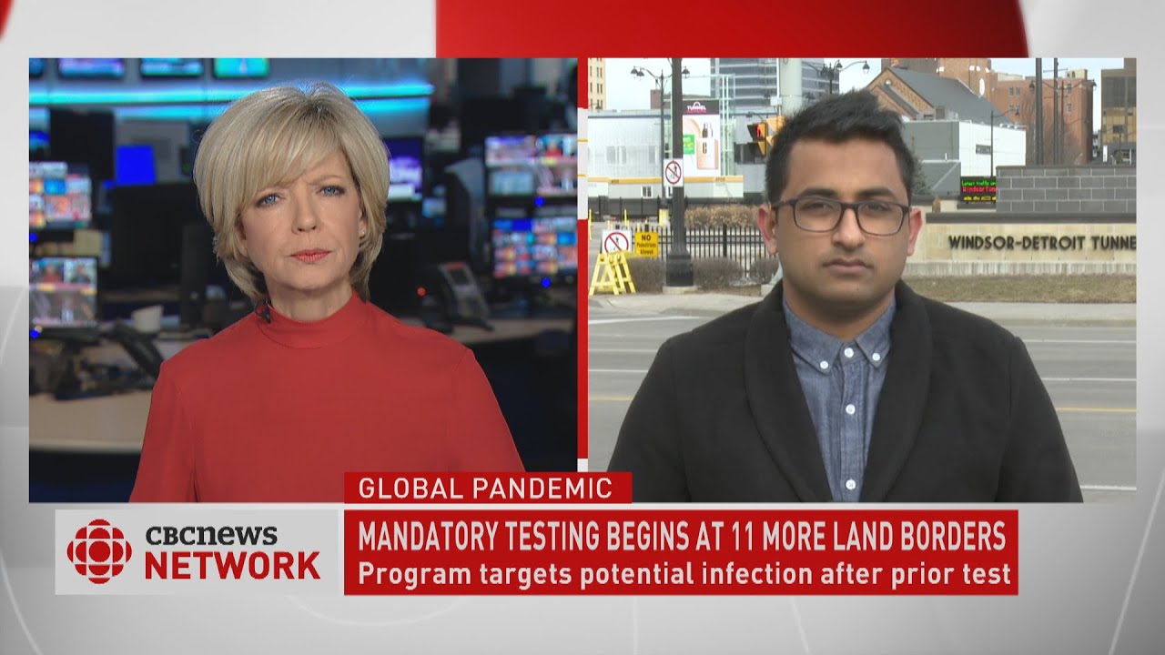 CBC Morning Live: On-site COVID testing comes to Canada-U.S. land ...