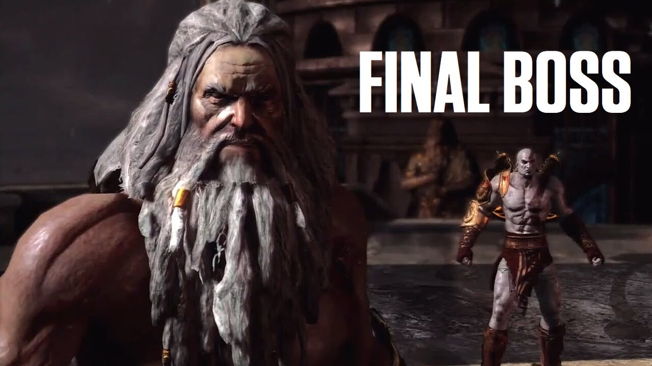 GOW 3 FINAL BOSS | ZEUS | FINAL PART | HARD MODE - YouTube
