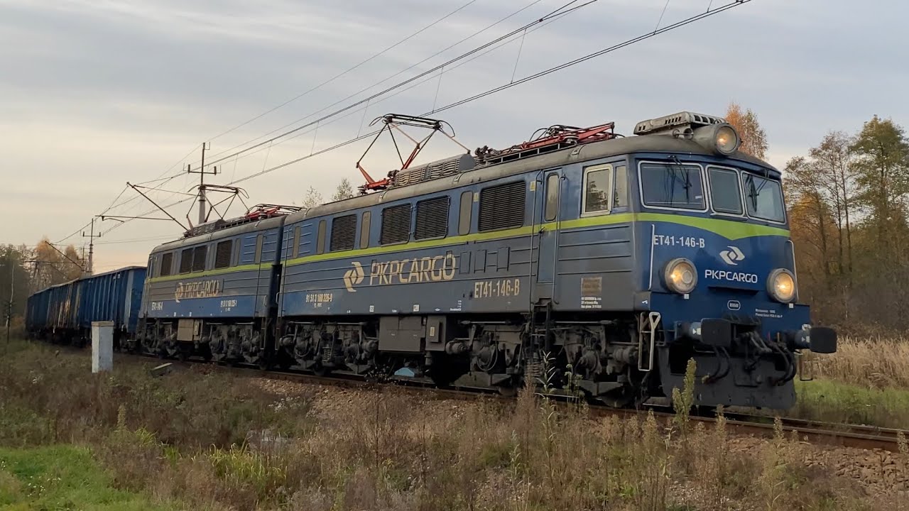 ET41-146 (PKP Cargo) z doniosłym Rp1 + Eaos | Połaniec [4K 60] - YouTube