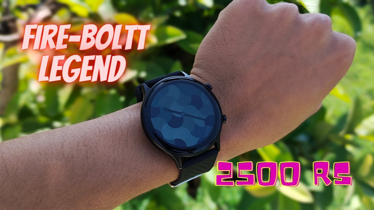 Fire-Boltt Legend | Round Dial SmartWatch with Calling Support Under ...