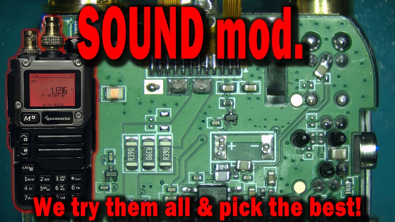 Quansheng UV-K5 Audio / Sound modification & improvement - get rid of ...