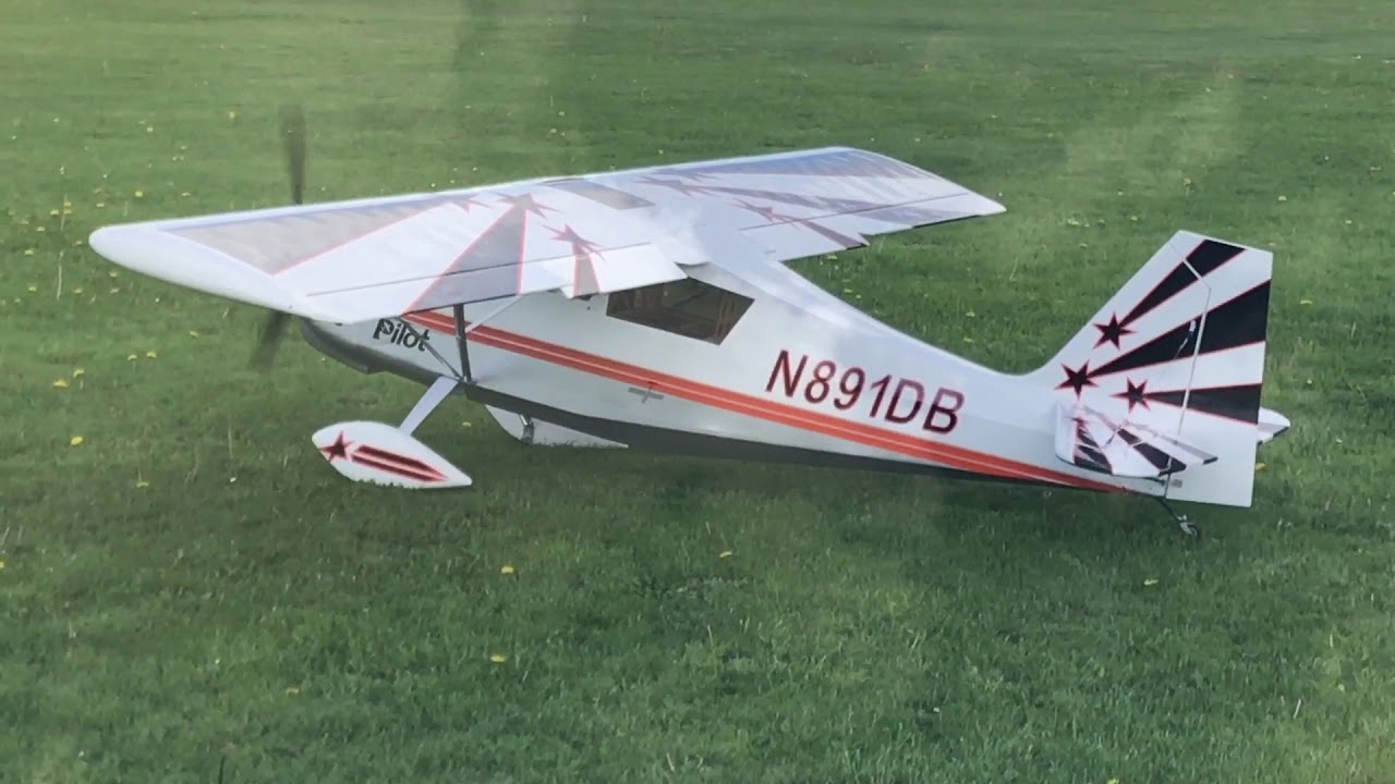 40% 150" Decathlon Pilot ready for RC-Skydiving Opale Paramodels - YouTube