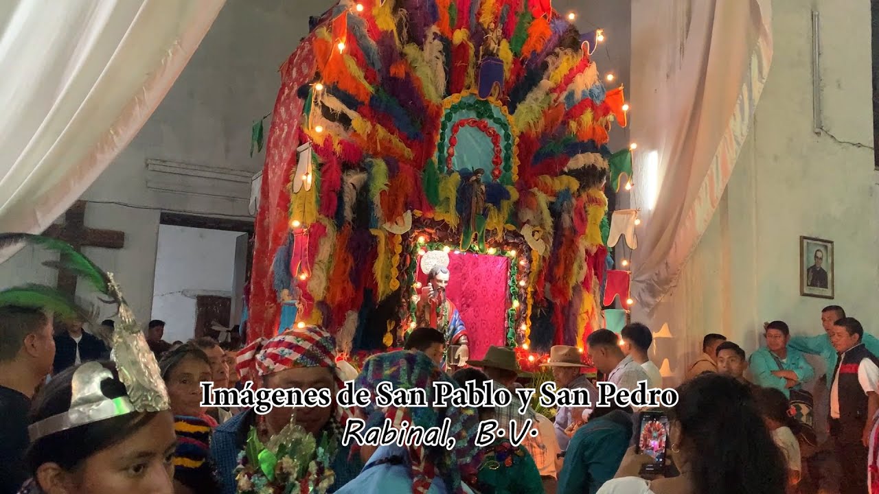 24 de enero de 2023, Imagen de San Pablo y San Pedro Feria de Rabinal ...