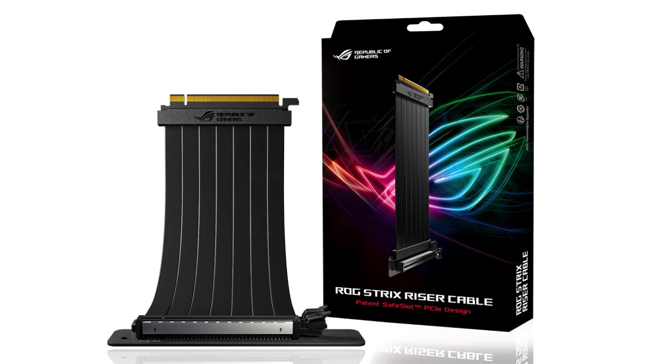 ASUS Intros ROG Strix PCIe Riser Cable - YouTube
