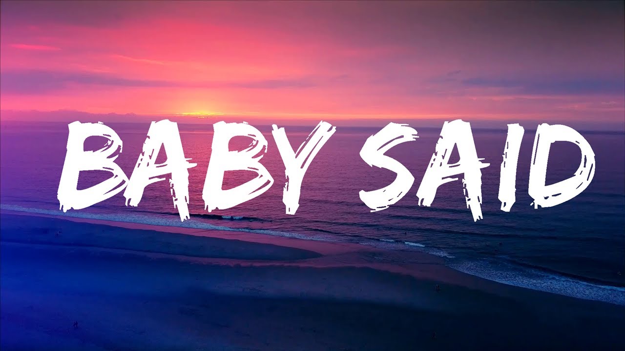 Måneskin - BABY SAID (Lyrics) Lyrics Video - YouTube