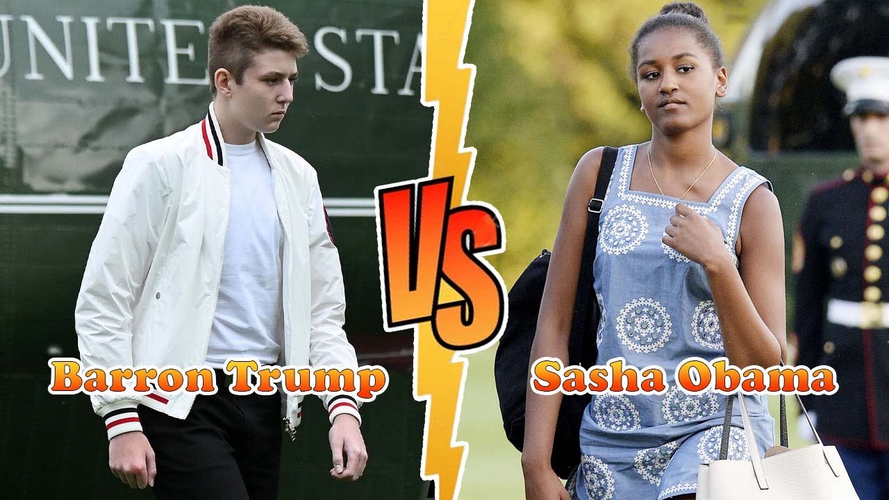 Sasha Obama (Barack Obama's Daughter) VS Barron Trump Transformation ...