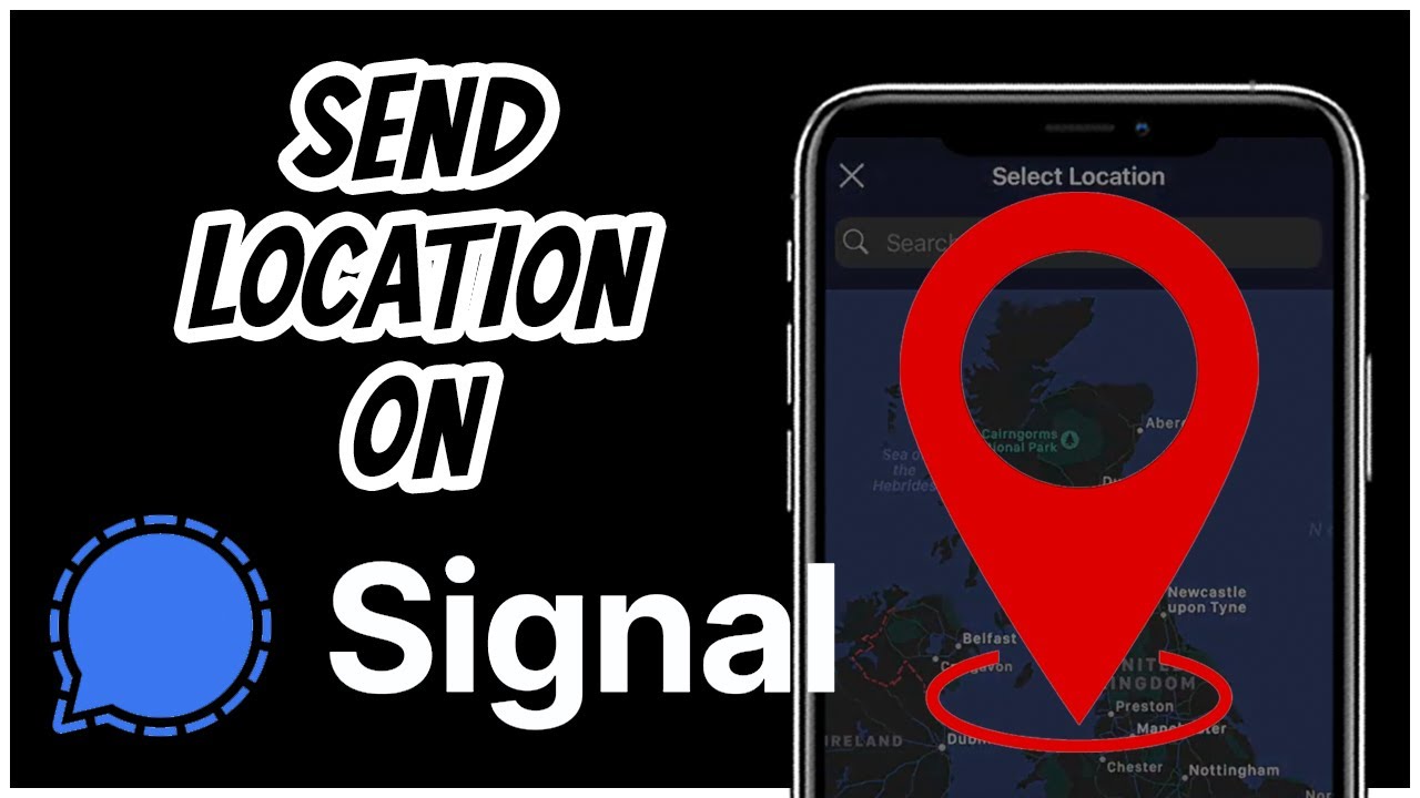 How to Send Location to a Contact on Signal App - YouTube