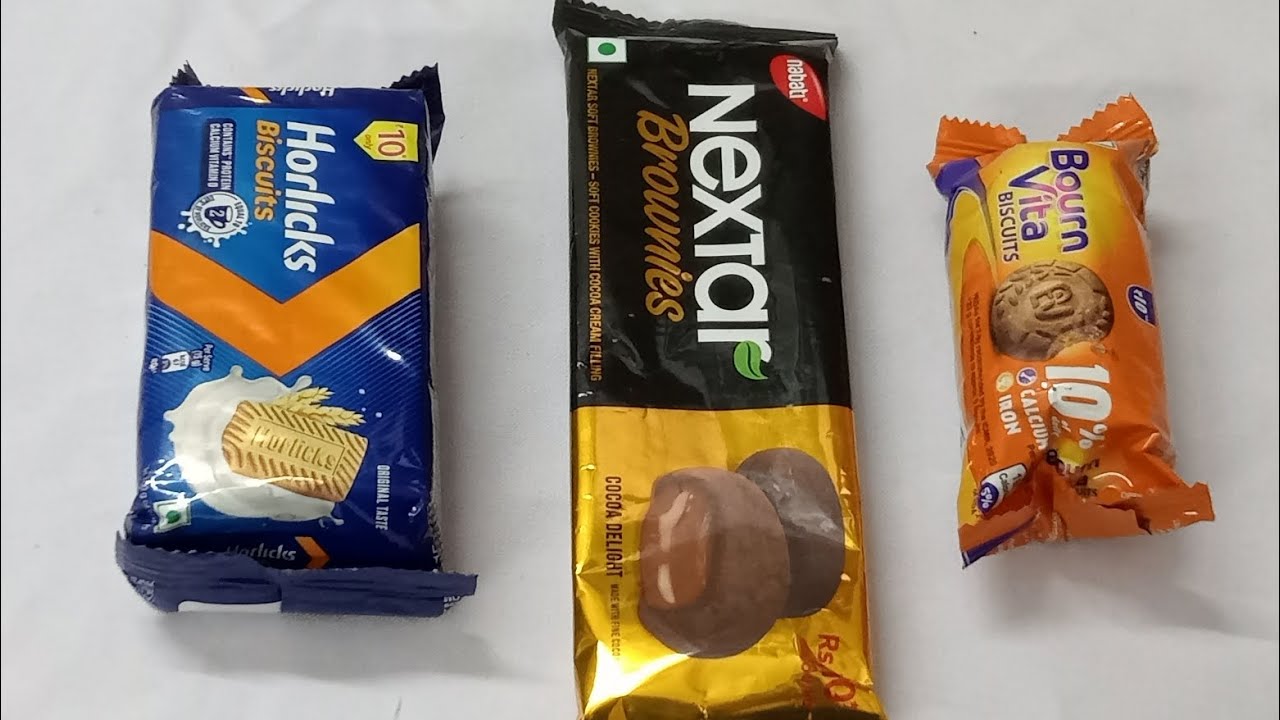 Horlicks Biscuits vs Nectar Brownies vs Bournvita || 🍪🍪🍪 || Cookies ...