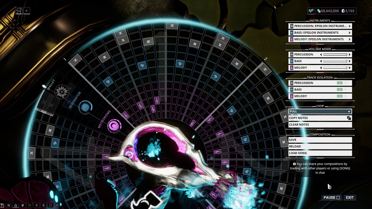 Warframe Mandachord: Less Talk More Rokk (Freezepop) - YouTube