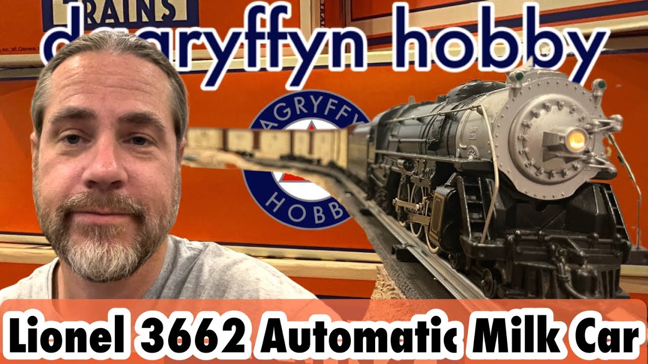 The Lionel Postwar 3662 Automatic Milk Car. Review, weight reduction ...