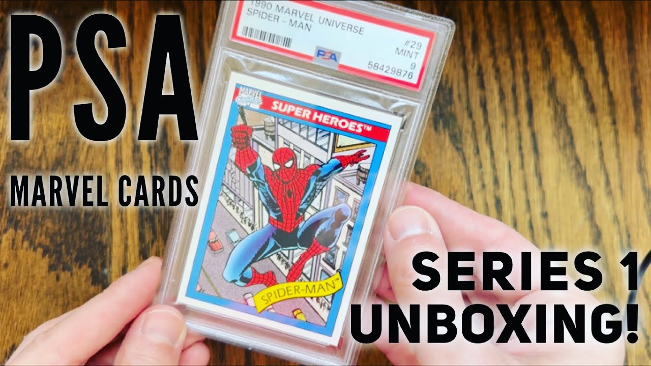PSA Marvel Universe Trading Card - Unboxing the grades to Series 1 ...