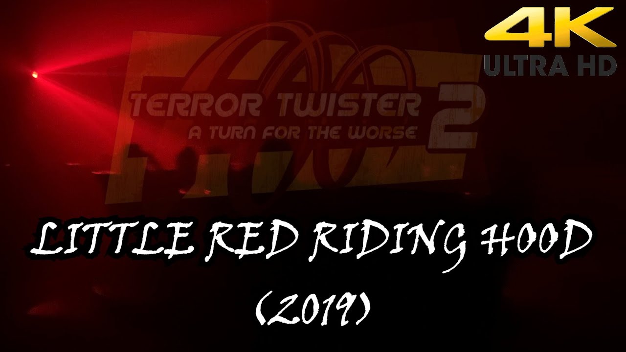 Terror Twister 2 "Little Red Riding Hood" 2019 4k At Six Flags Great ...