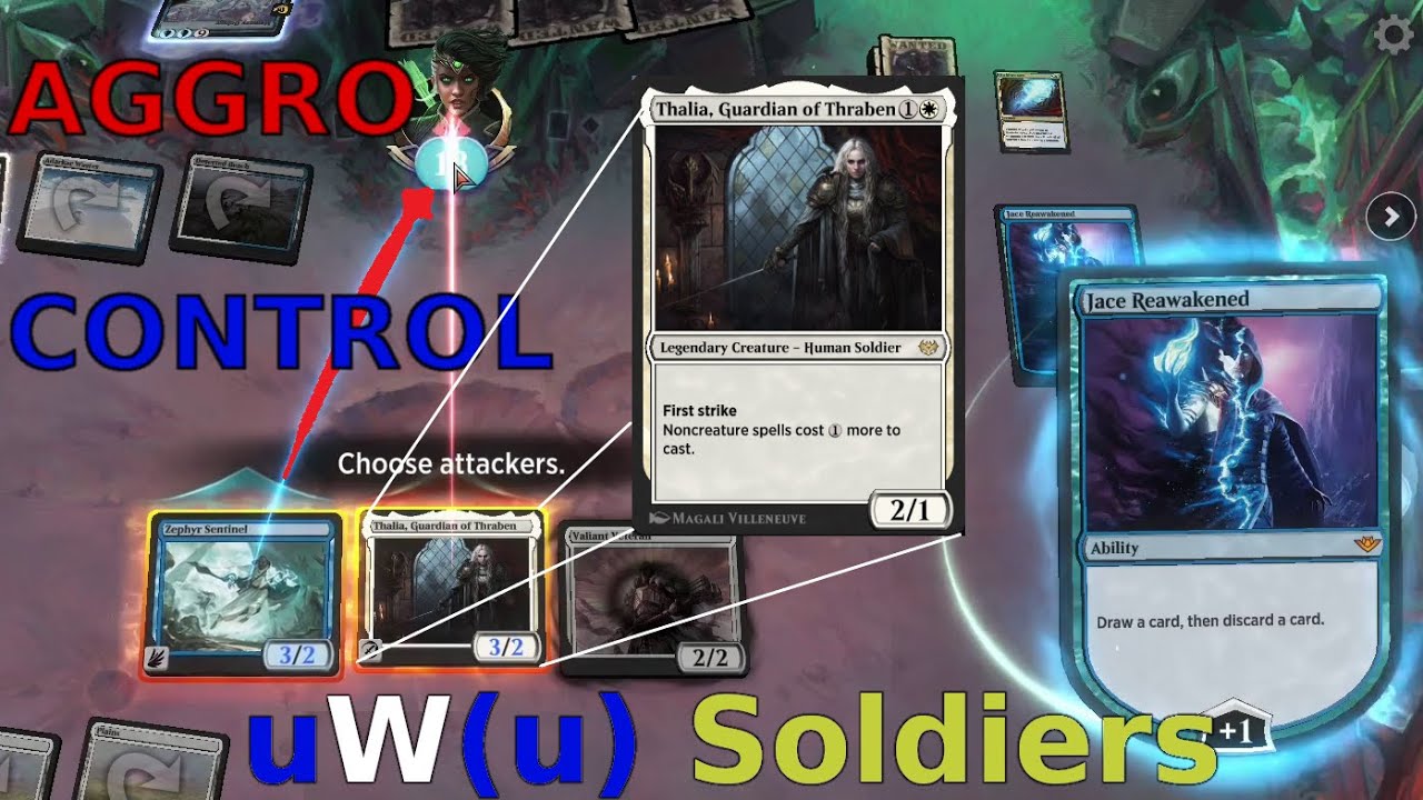 MTG Arena F2P Challenge UWSoldiers Aggro-Control Highlights Reaching ...