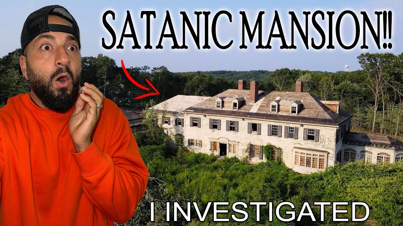 EXPLORING A HAUNTED ABANDONED SATANIC MANSION - YouTube