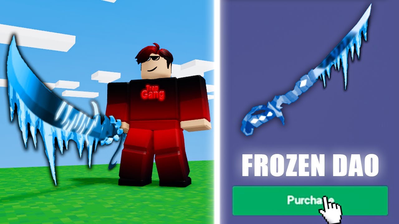 How I Got A *FROZEN DAO* In Roblox Bedwars... - YouTube