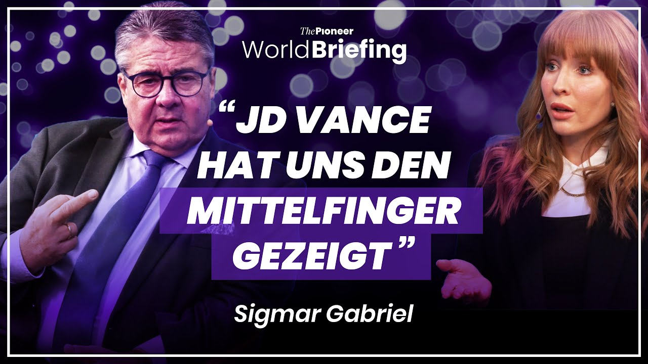 Sigmar Gabriel live von der Münchner Sicherheitskonferenz | World ...