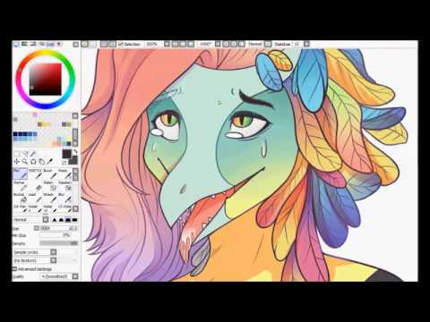 Nevrean SpeedPaint - SecondLife - CommissionArt - YouTube