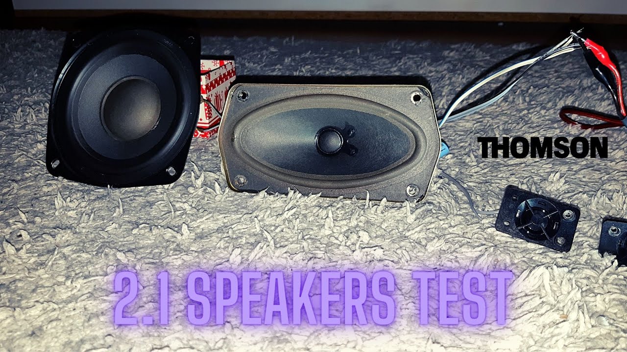 Thomson Projection Tv 2.1 Speaker System - YouTube