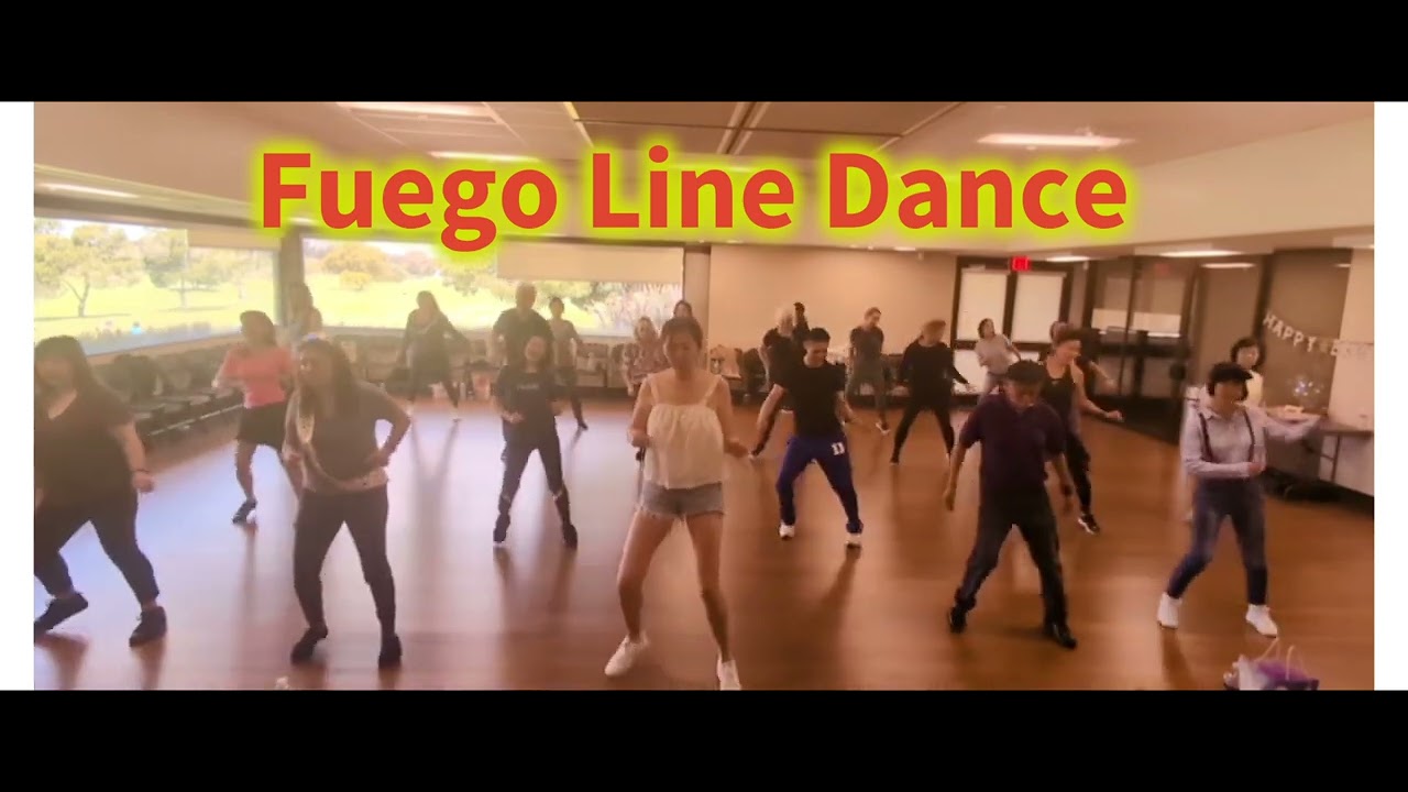 Fuego Line Dance - YouTube