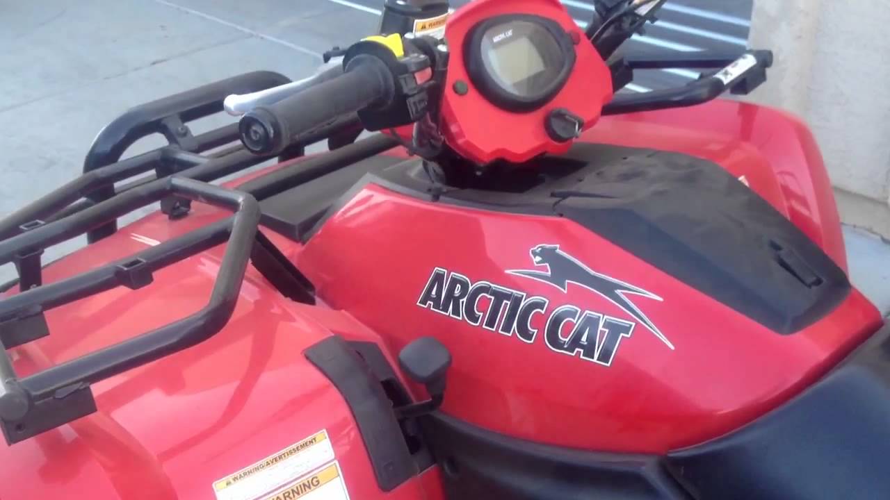 Arctic Cat diesel atv walk around and start up - YouTube