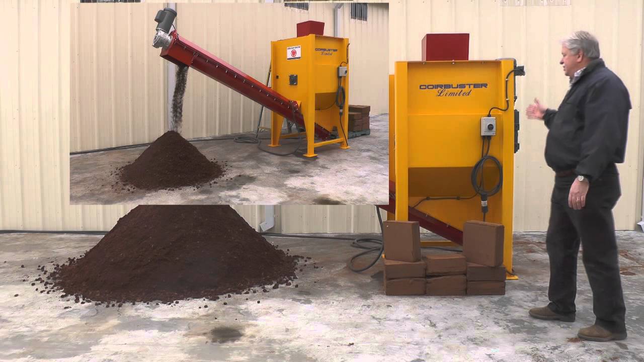 Coir Buster Limited Coir Processing Machine - YouTube