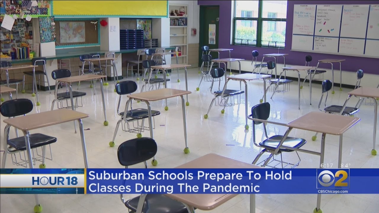Suburban Schools Prepare To Hold Classes During The Pandemic - YouTube