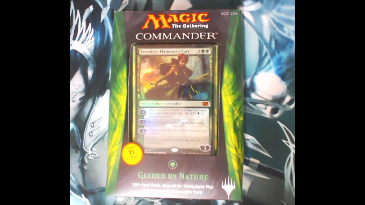 MTG Unboxing: Commander 2014 - Green - Guided by Nature - YouTube