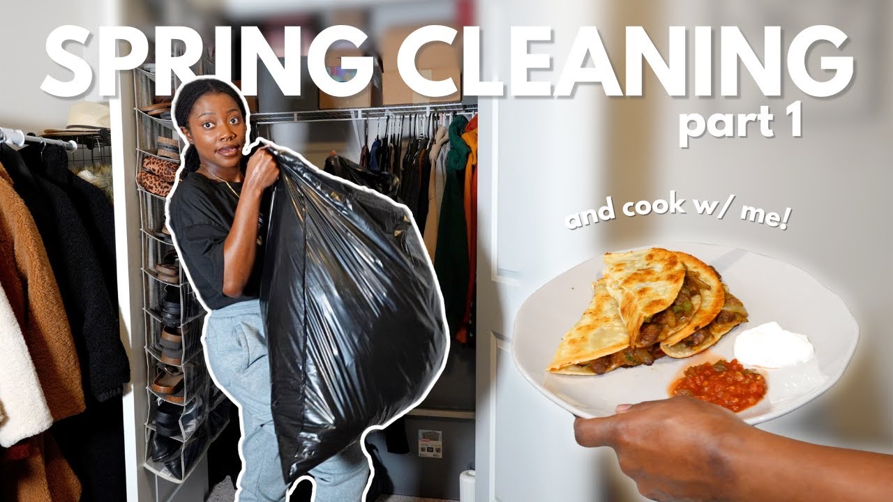let's declutter my space! Spring Cleaning Part 1 - YouTube